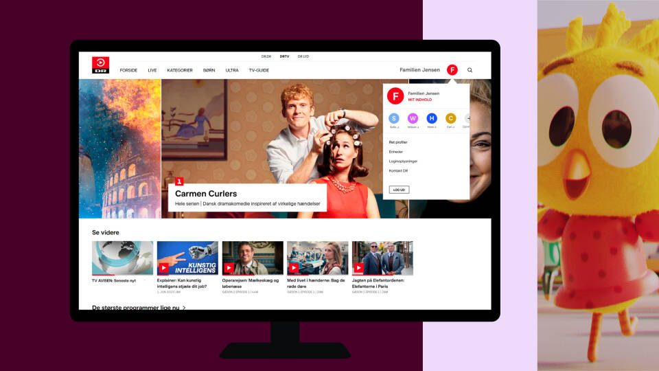 DRTV vil kræve login - skal sikre personligt relevant DRTV-tilbud