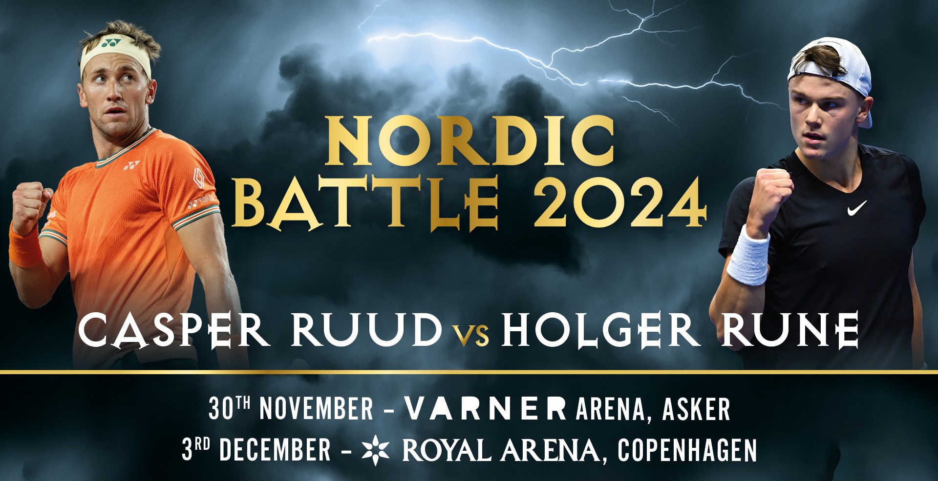 Nordic Battle - Se Casper Ruud – Holger Rune på TV og Streaming