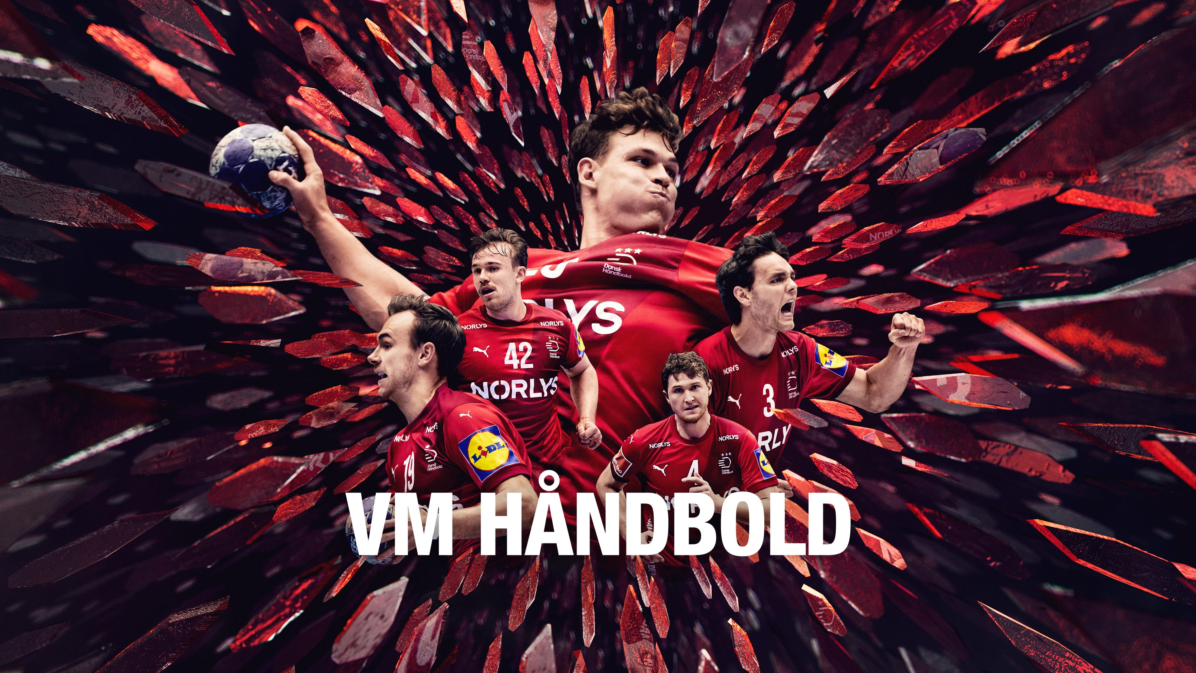 VM i herrehåndbold 2025 på TV og Streaming - Fra 14. januar - 2. februar