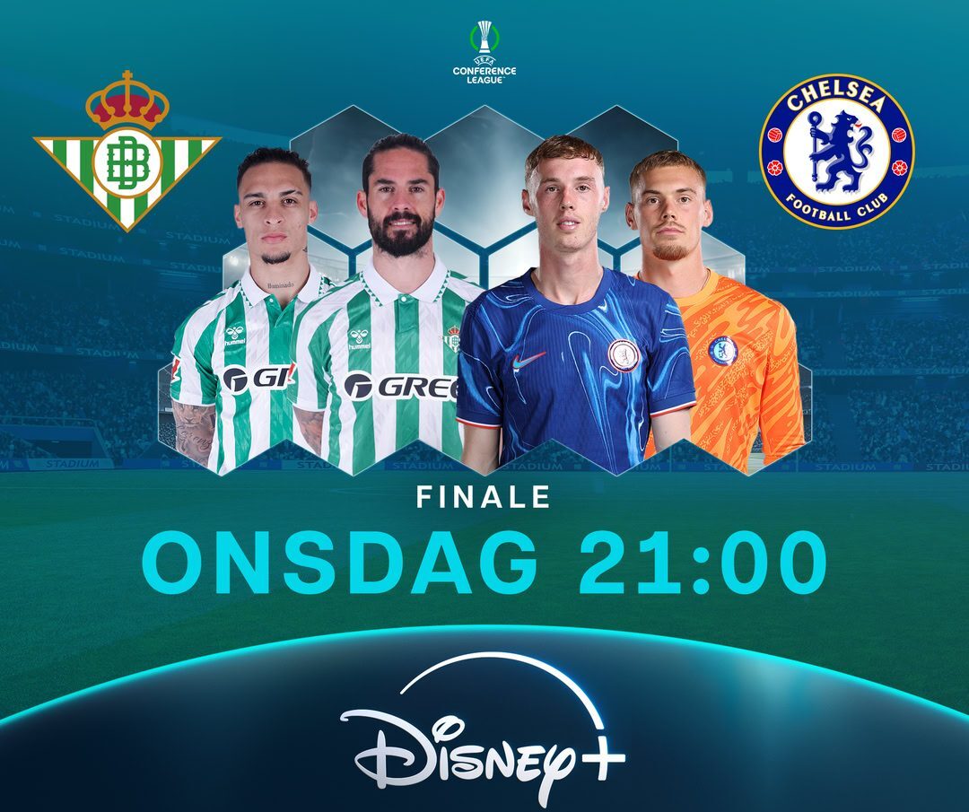 Conference League finalen 2025: Real Betis - Chelsea - Hvor ser du kampen?