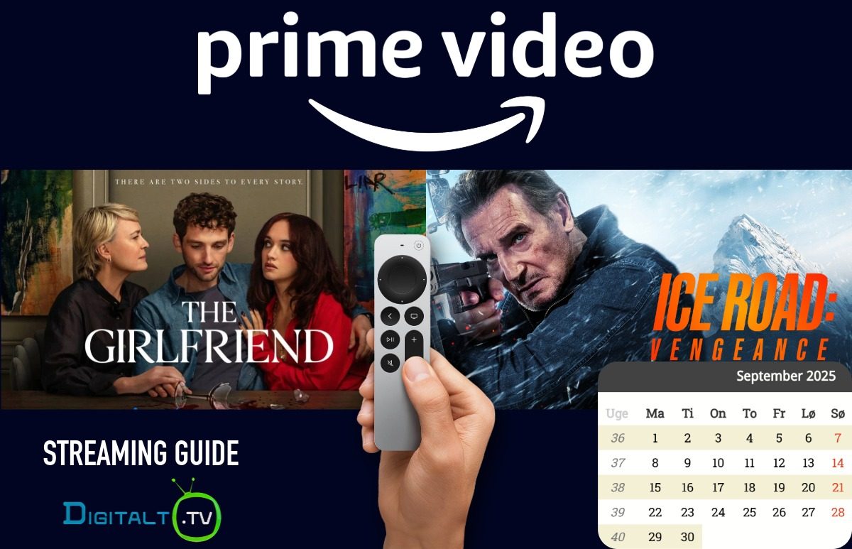 Nyt på Prime Video September 2025