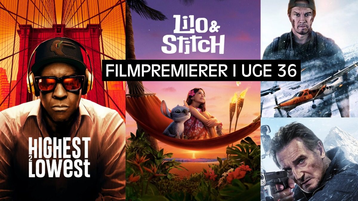 Ugens filmpremierer – Uge 36: Disney+, Prime Video, Apple TV+, Netflix, Viaplay