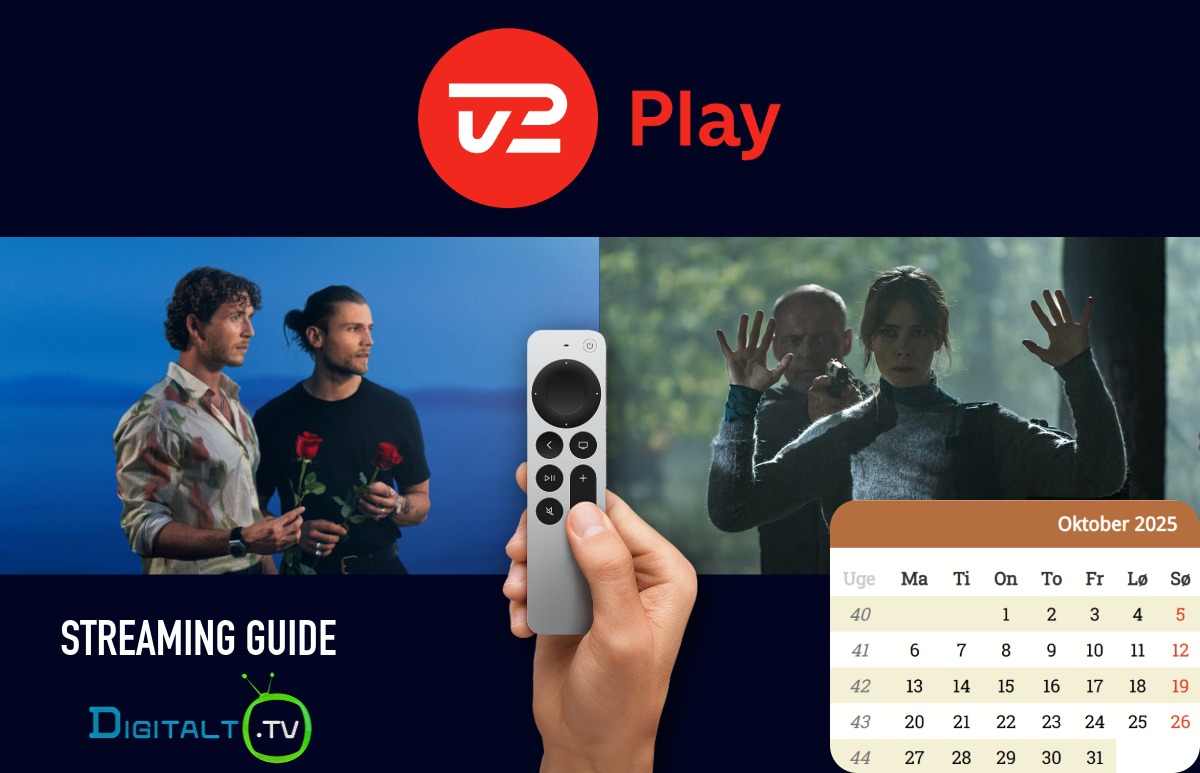 DRTV, TV 2 Play og BritBox Nyheder, Film, Serier, Premierer