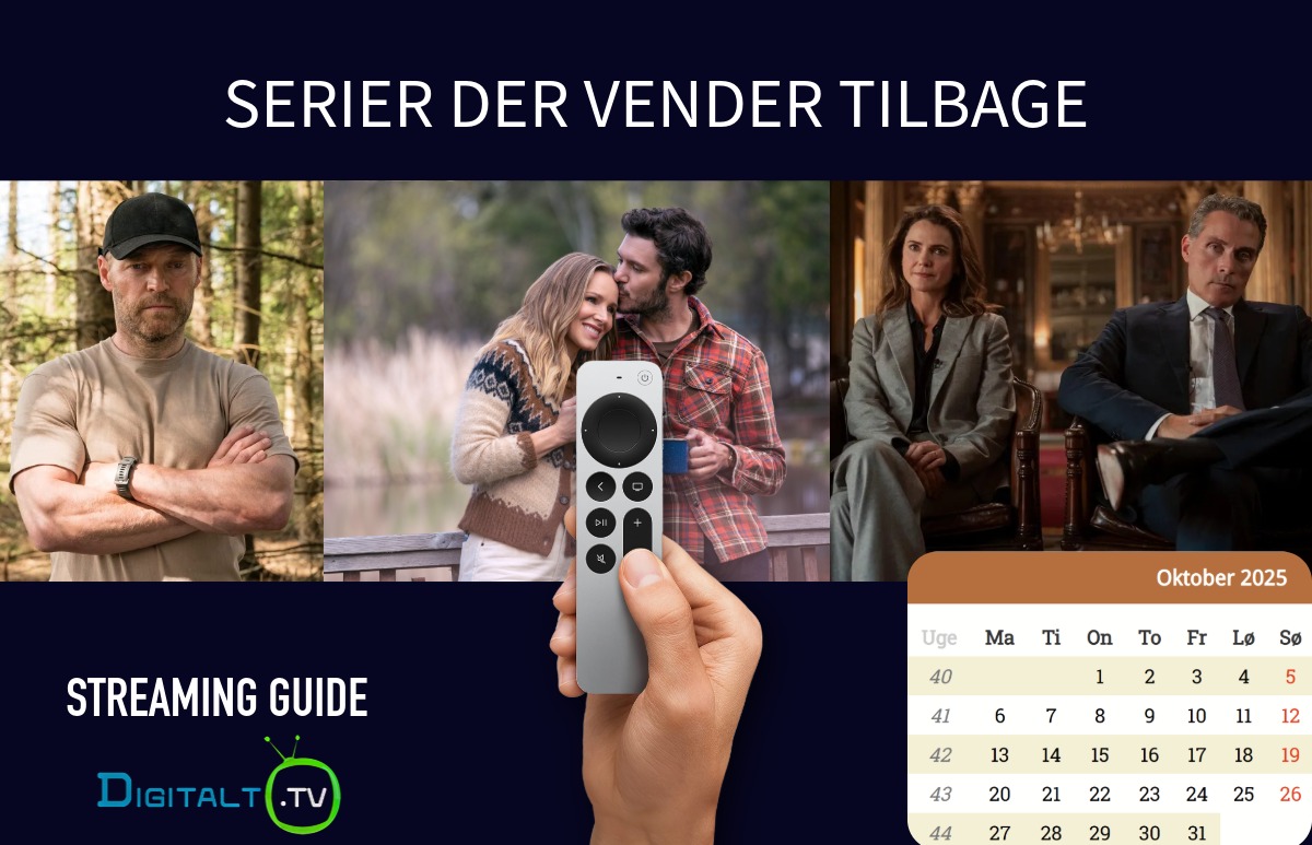 Disse Serier vender tilbage med nye sæsoner i oktober 2025