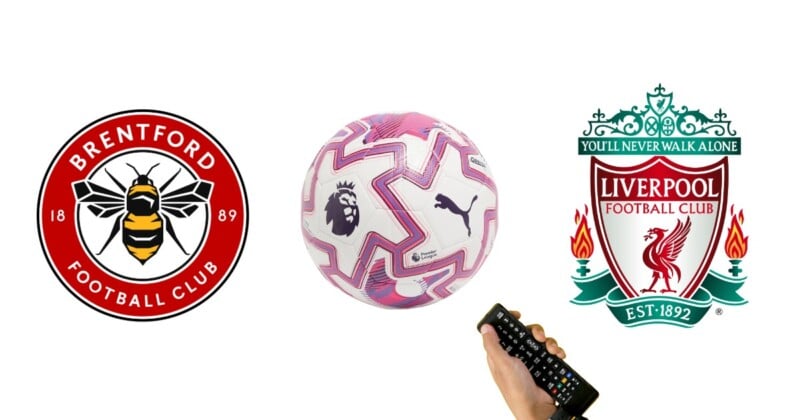 Hvem viser Brentford - Liverpool Premier League?