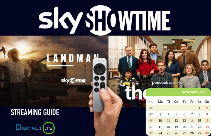SkyShowtime Nyheder, Film, Serier, Premierer