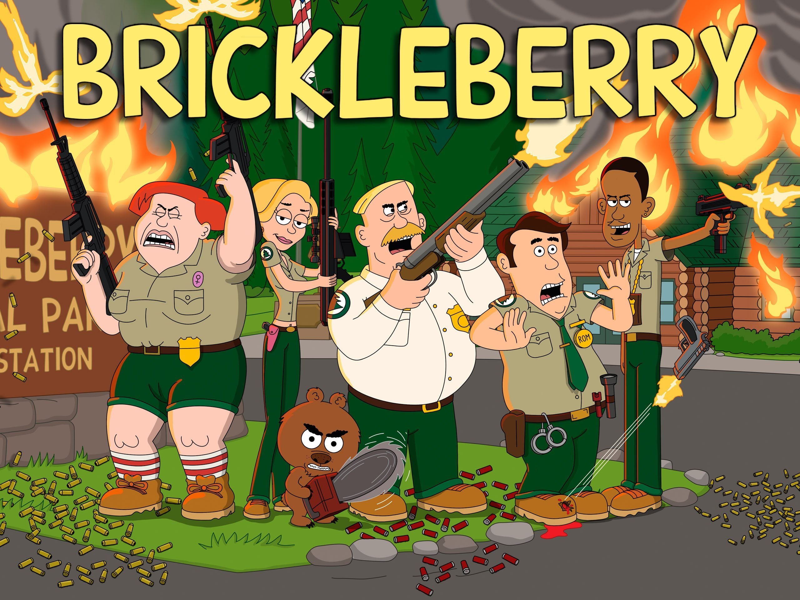 Hvornår kan man streame Brickleberry – Sæson 1-3 på Disney+?