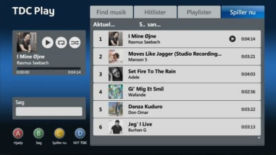 TDC TV - tv-apps og Home Entertainment